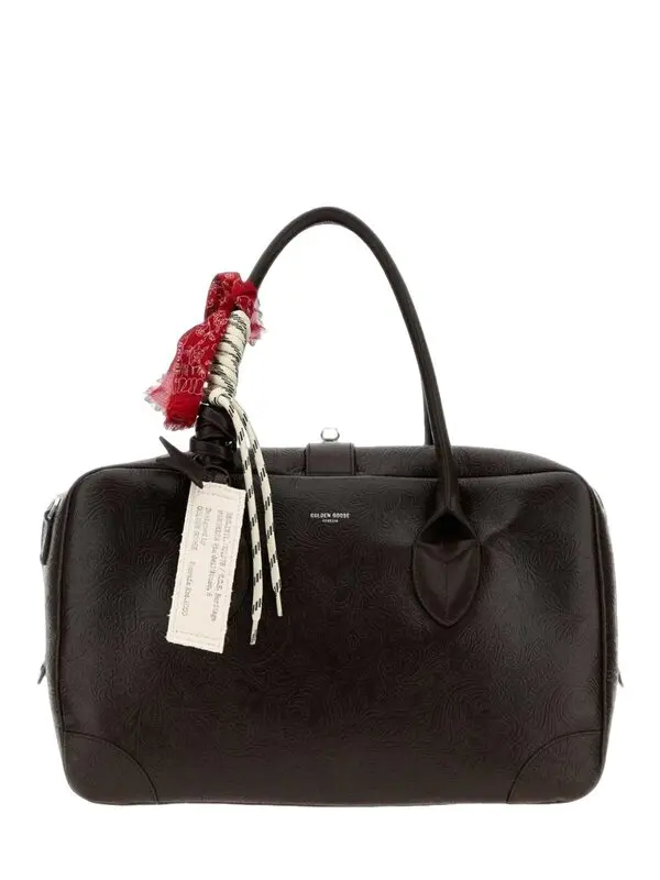 GOLDEN GOOSE Vita Medium Leather Tote Bag - Brown