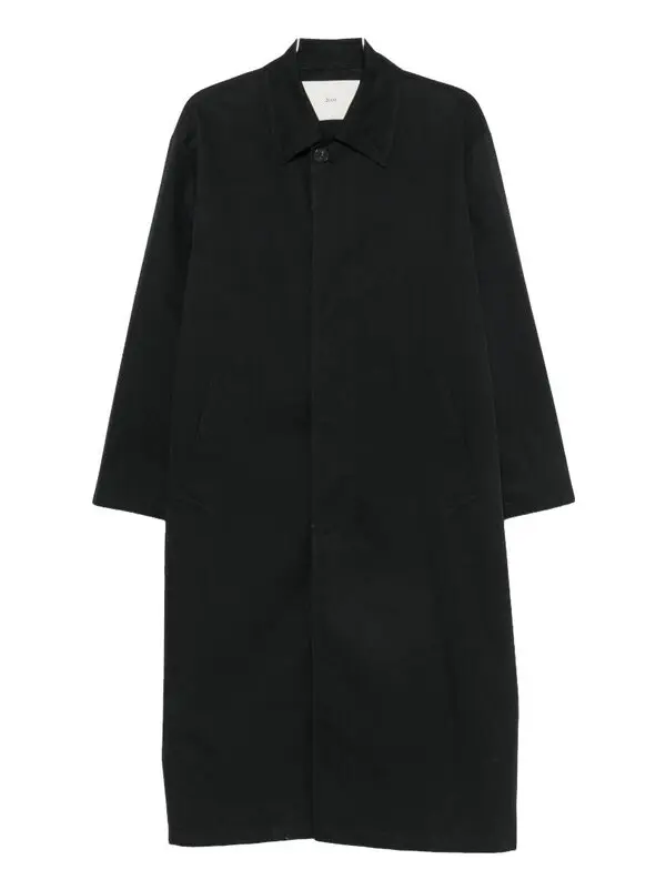 DUNST Cotton Blend Coat - Black