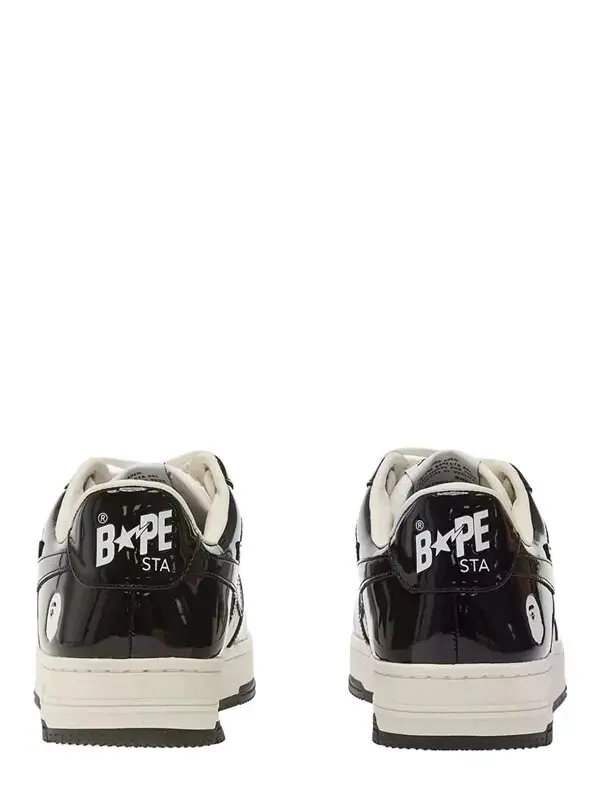 A BATHING APE Sta Patent Sneakers - Black