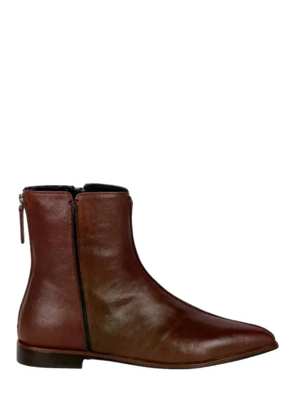 NAPOLEONI Alien Rear Zip-fastening Ankle Boots - Brown