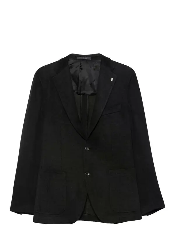 Tagliatore Notch-lapel Blazer - Black