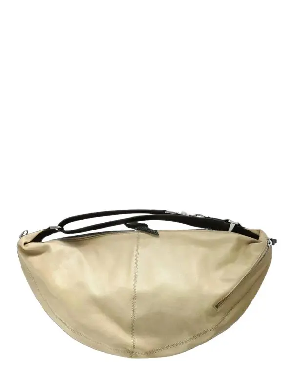 LEMAIRE Quiver Clip Leather Shoulder Bag - Neutrals