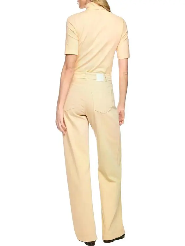 MARCCAIN Embellished High-neck Top - Yellow