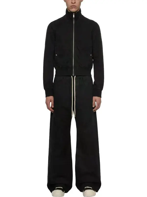 Rick Owens Zip-up High-neck Jacket - Black