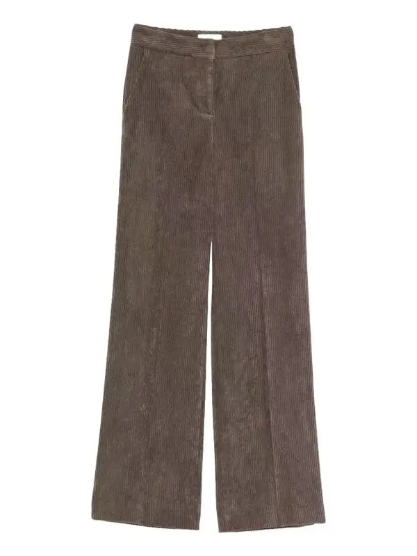 VIA MASINI 80 Corduroy Straight-leg Trousers - Brown