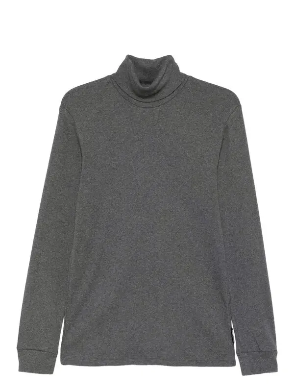 Marc O'polo Roll-neck Long-sleeve T-shirt - Grey
