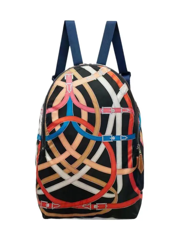 Hermès 2017 Cavalcadour Airsilk Backpack - Black