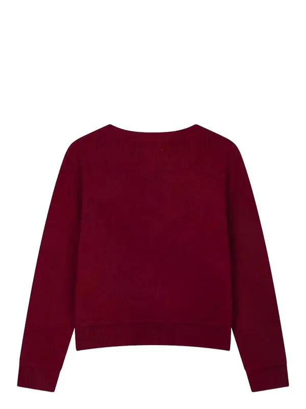 STUDIO TOMBOY V-neck Sweater - Red