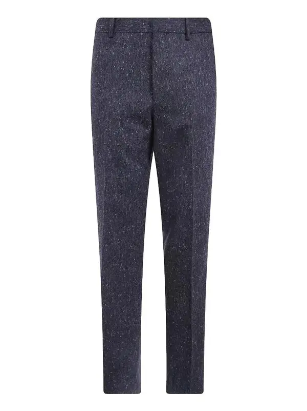 Paul Smith The Brierley Dark Donegal Wool Trousers - Grey