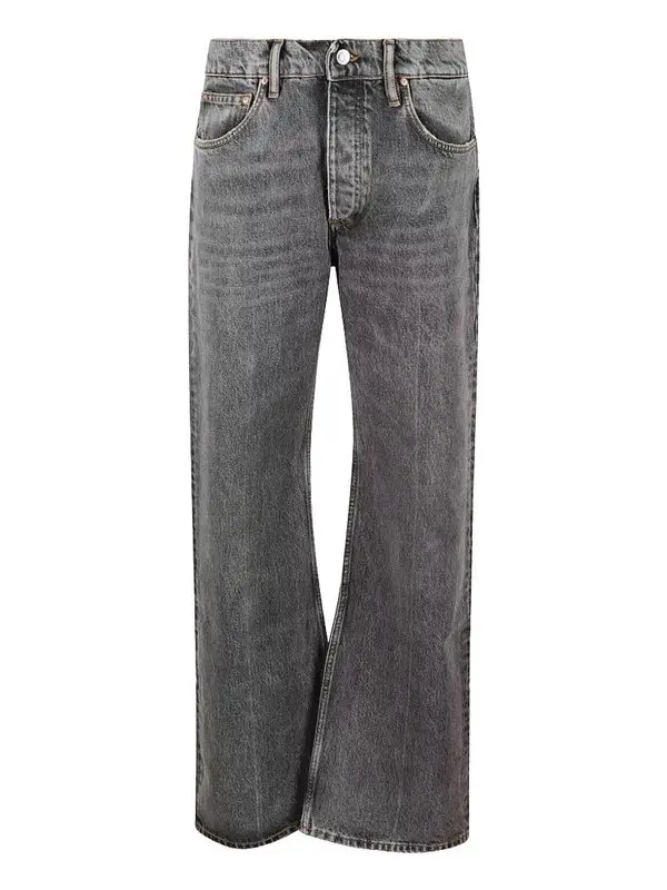 DONNA BRASIL Faded Wide-leg Jeans - Grey
