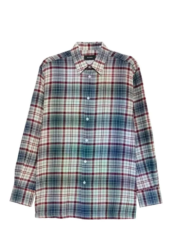 WILLY CHAVARRIA Check-pattern Button-down Shirt - Neutrals