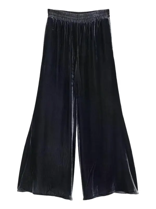 Zimmermann Velvet Palazzo Pants - Grey