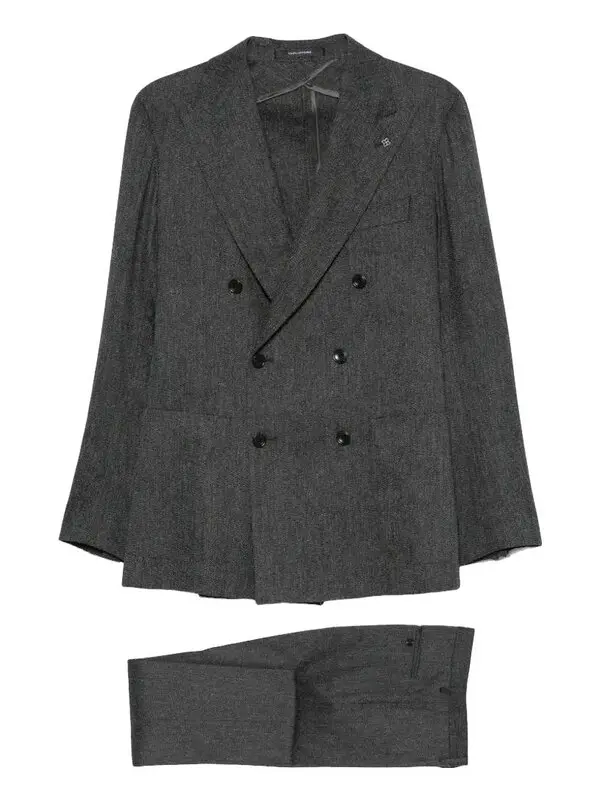 Tagliatore Pin-lapel Double-breasted Suit - Grey