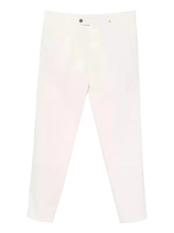 MY MYTHS Pleated Gabardine Trousers - Neutrals