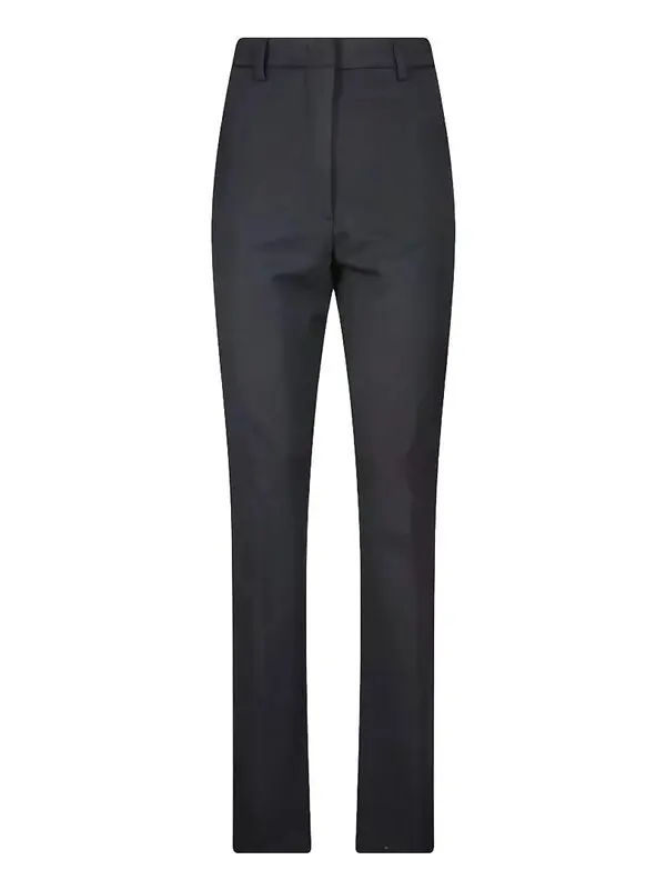 THELATEST Slit-hem Tailored Trousers - Black