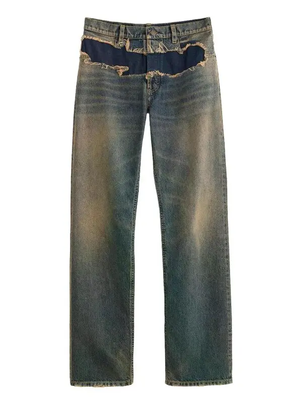 MAISON MARGIELA Distressed Denim Jeans - Blue