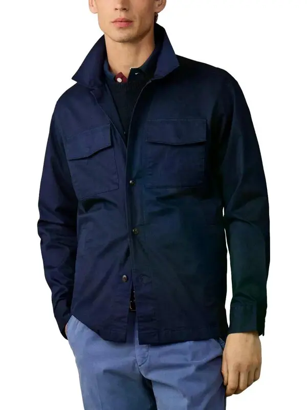 HACKETT  Heritage Shirt Jacket - Blue