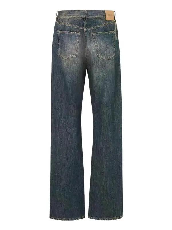 Fendi Faded-effect Jeans - Blue