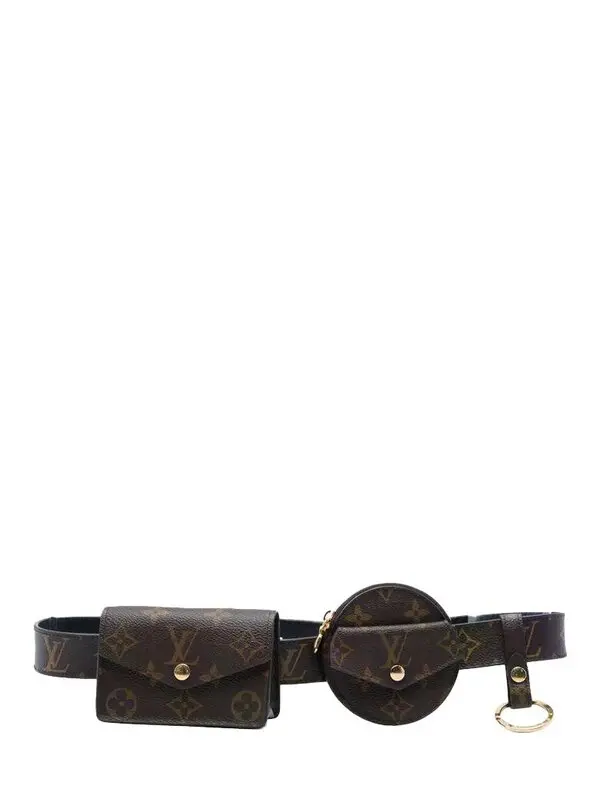 LOUIS VUITTON 2026 Monogram Daily Multi Pocket 30mm Belt Bag - Brown