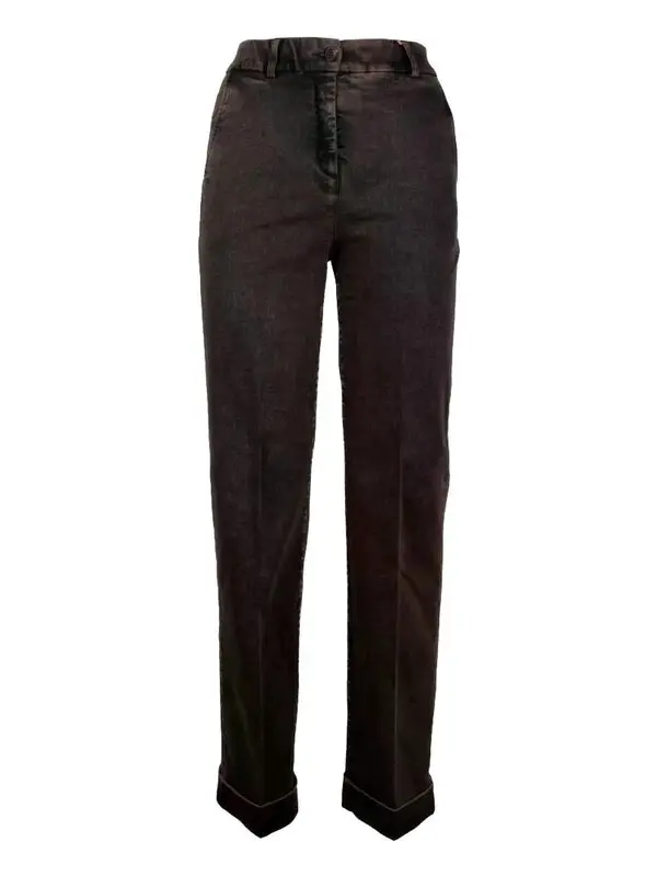 VIA MASINI 80 Faded Turn-up Jeans - Grey