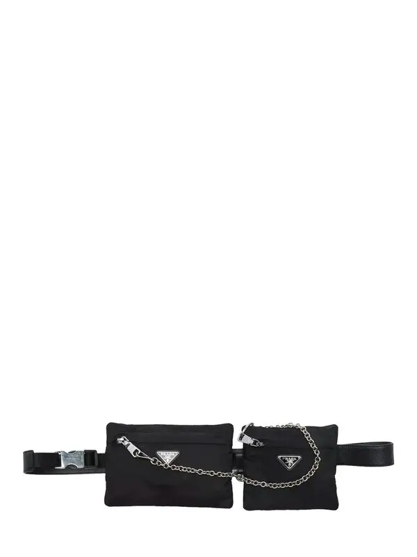 Prada 2000-2013 Tessuto Belt Bag - Black