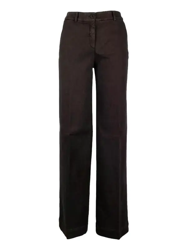 VIA MASINI 80 Wide-leg Jeans - Brown