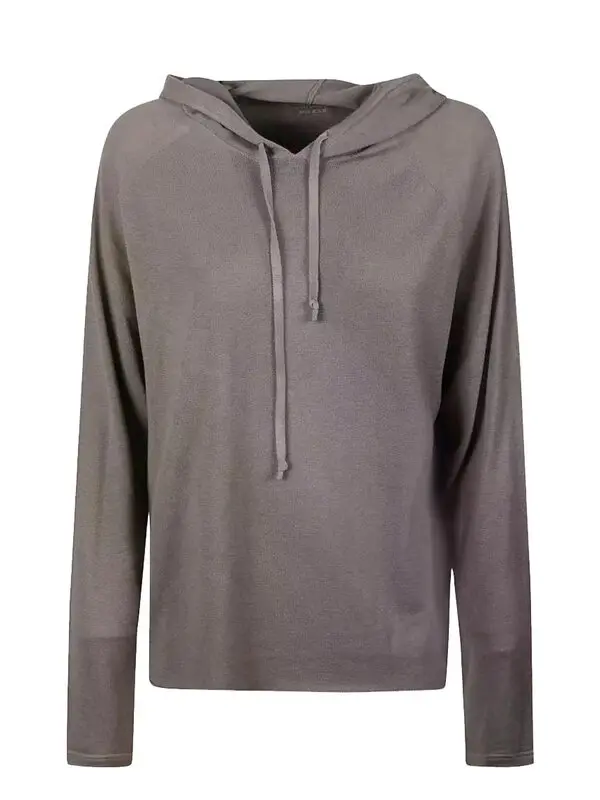 Majestic Filatures Raglan-sleeve Hoodie - Grey