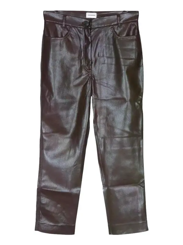 Andamane Axelle Slim-fit Capri Trousers - Brown
