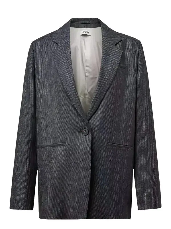 DRYKORN Mowtie Pinstriped Blazer - Grey