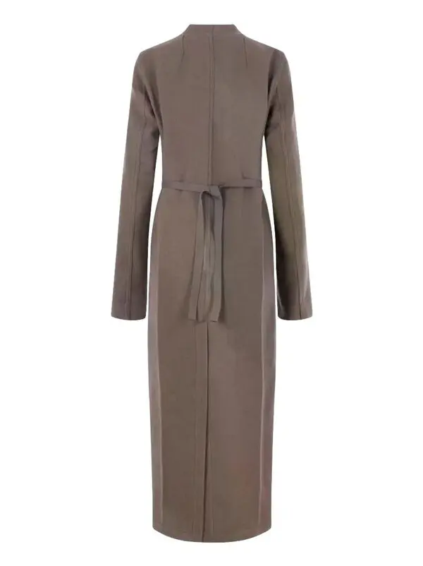 Rick Owens Belted Wrap-style Coat - Brown