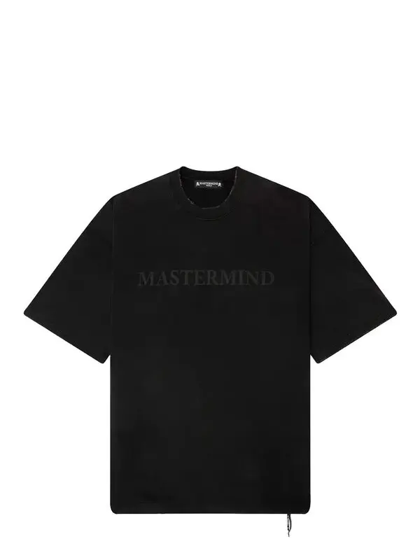 MASTERMIND WORLD Faded Logo-print T-shirt - Black