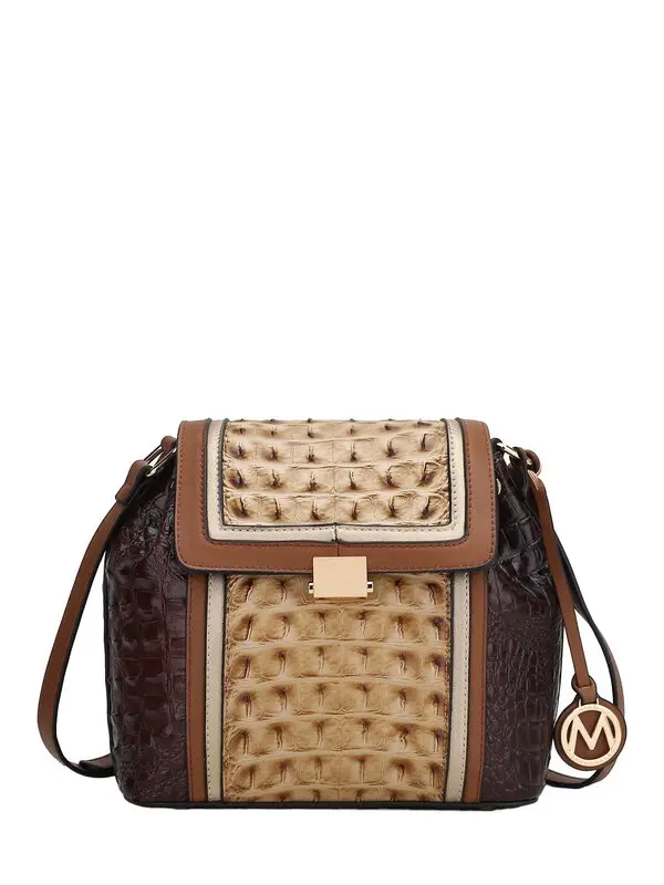 MKF COLLECTION BY MIA K. Jamilah Shoulder Bag - Brown