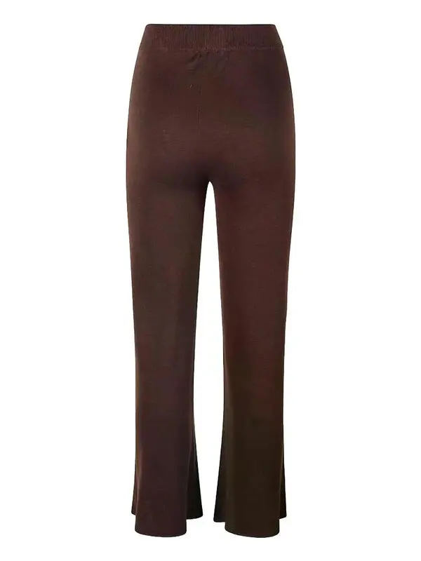 Majestic Filatures Fine-knit Elasticated-waist Cashmere Trousers - Brown