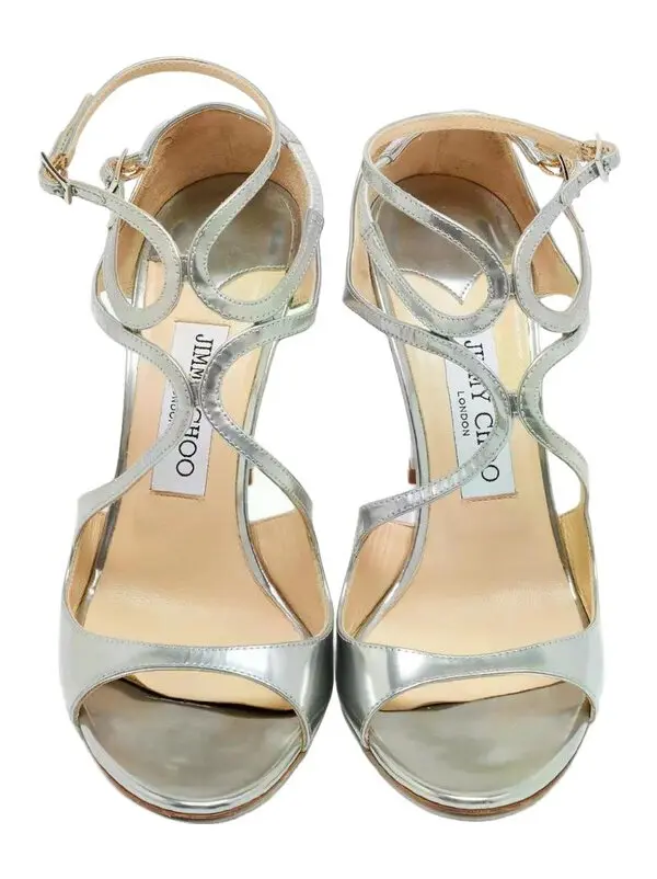 JIMMY CHOO Lang Strappy Sandals - Silver