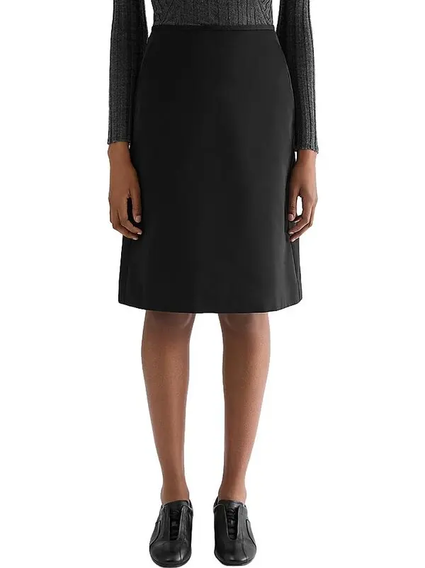 JIL SANDER Radzimir A-line Technical Skirt - Black