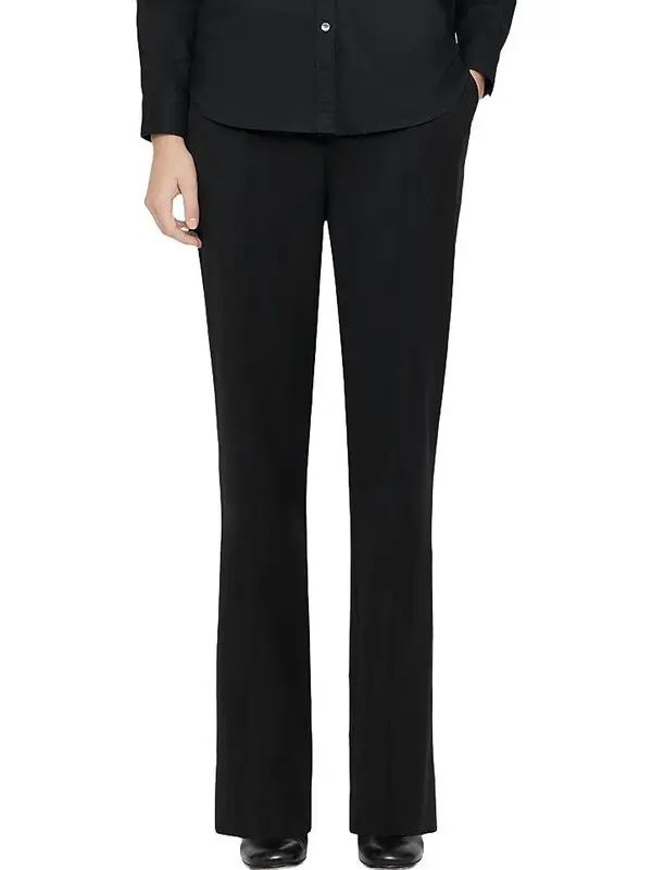 ALLSAINTS Roxanne High Rise Straight Pants - Black
