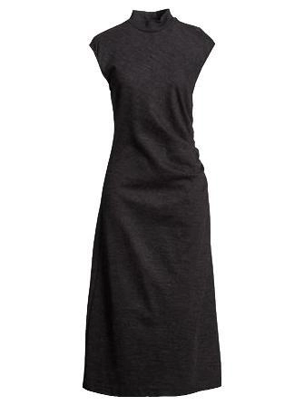 Peserico Midi Dress Size Virgin Wool, Cotton, Polyamide - Grey