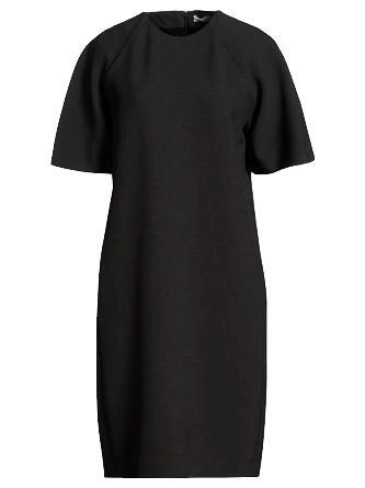 Peserico Midi Dress Charcoal Size Polyester, Viscose, Cotton, Elastane - Grey