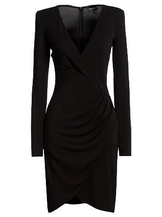 Emporio Armani Mini Dress Size Viscose, Elastane - Black