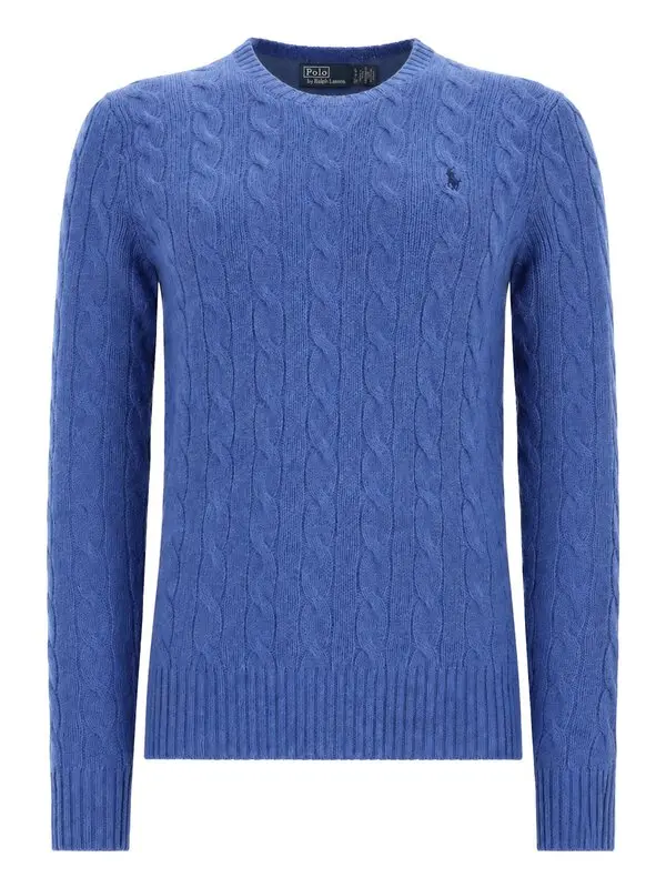Polo Ralph Lauren Maglia "julianna" Con Logo - Blue