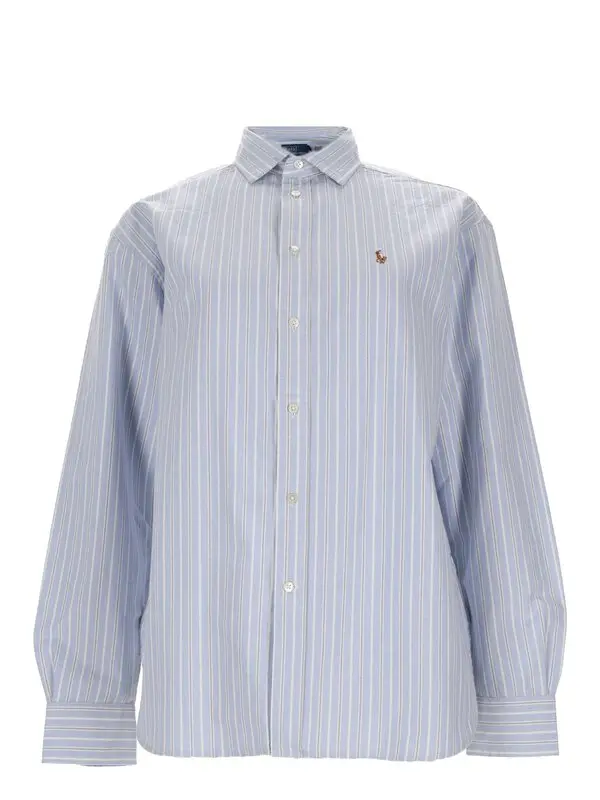 Polo Ralph Lauren Camicia Con Logo - Azure