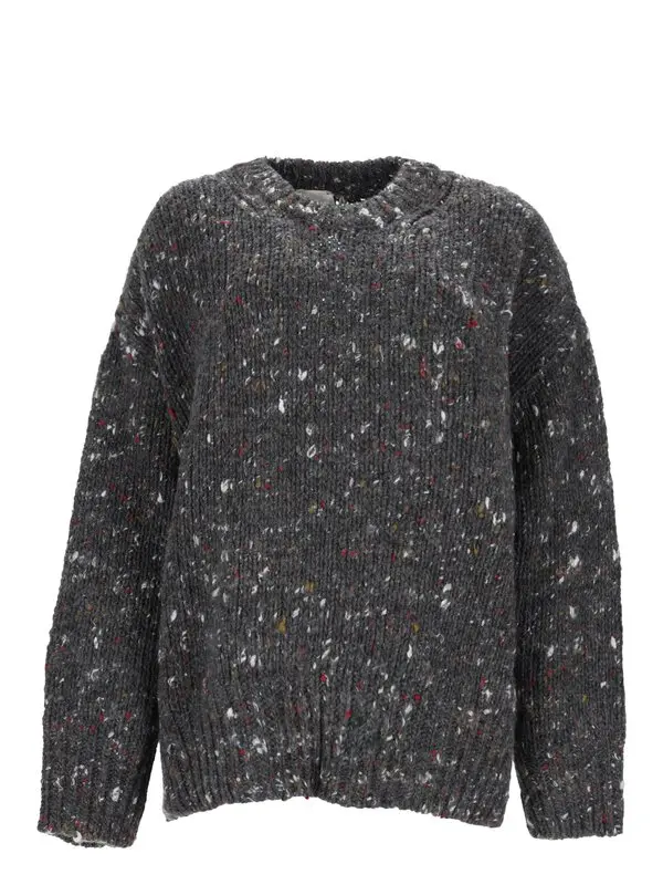 ALYSI Maglia In Lana Merino - Charcoal