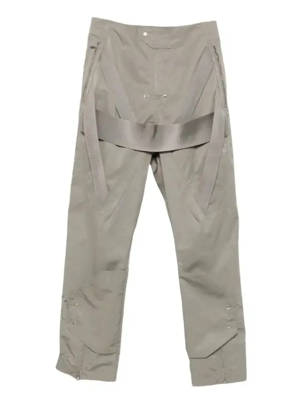 Rick Owens Webbing-strap Zipped-cuff Trousers - Grey