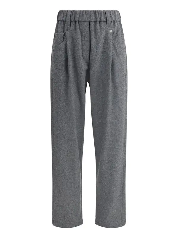 Brunello Cucinelli Wool Pants - Grey