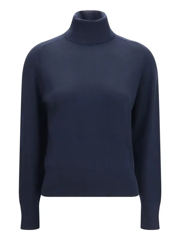 Loro Piana Piuma Cashmere Turtleneck Sweater - Blue