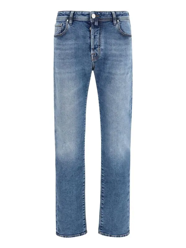 JACOB COHЁN Bard Stretch-denim Jeans - Light Blue