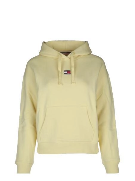 Tommy Hilfiger Logo Embroidered Drawstring Hoodie - Nude