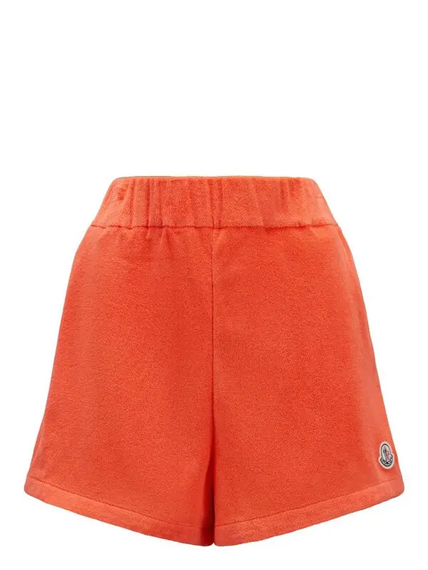 Moncler Terrycloth Shorts - Orange