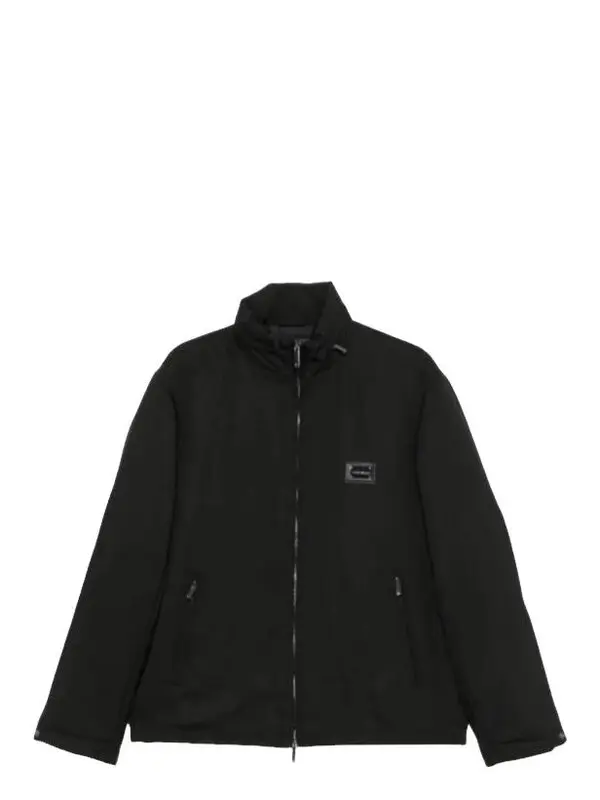 Emporio Armani Long-sleeve Zip-up Jacket - Black