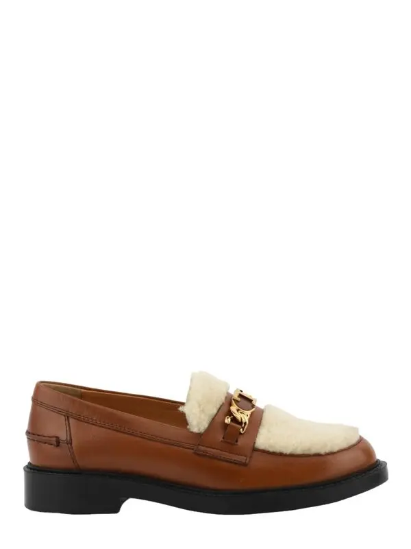 TOD'S Fur Loafers - Brown